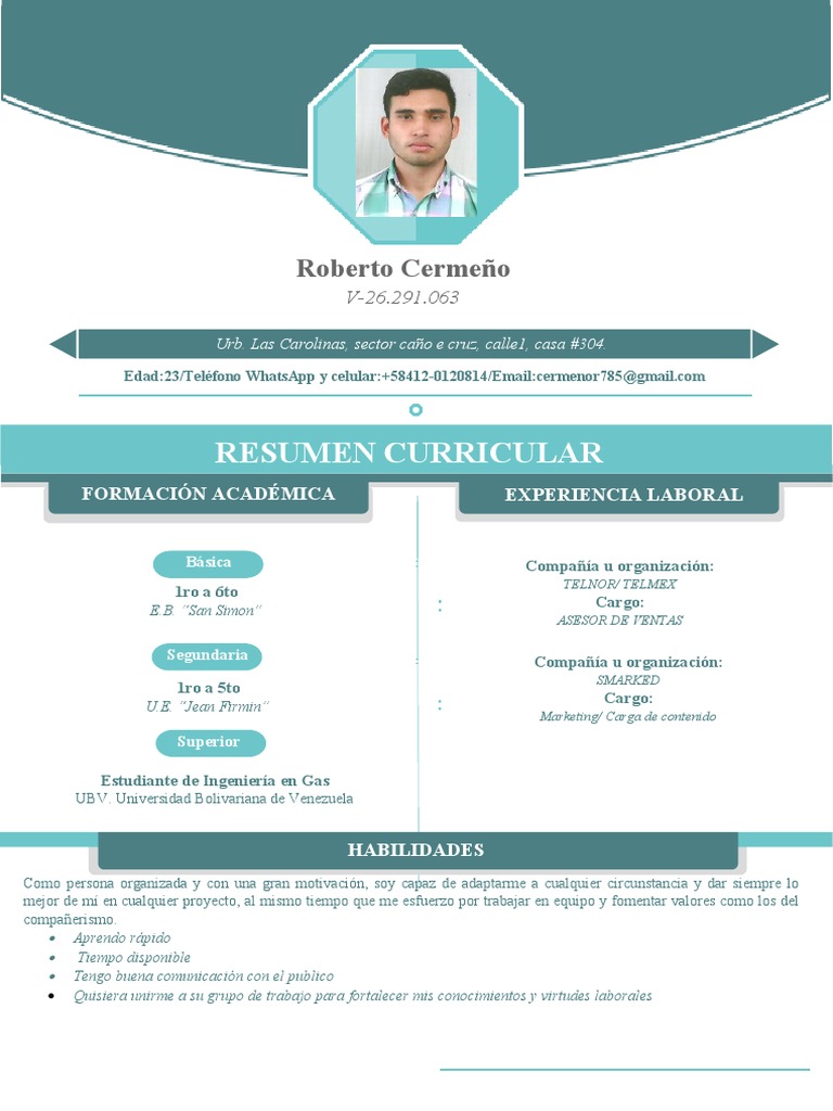 Curriculum Roberto | PDF