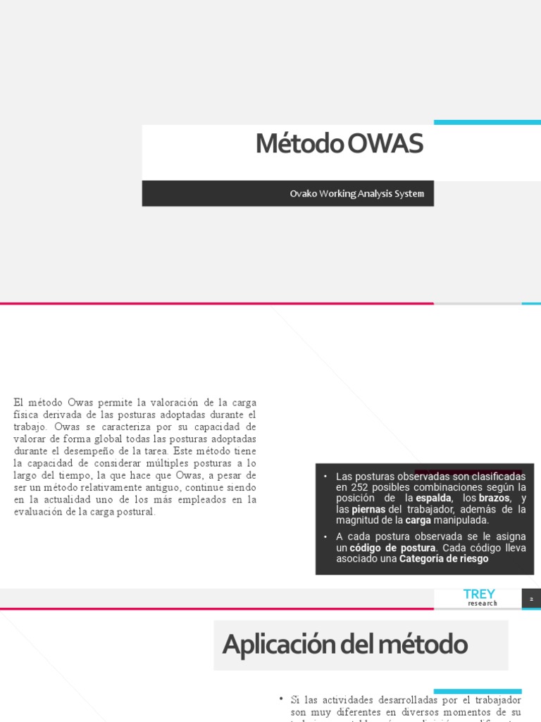 Método OWAS | PDF | Science | Ciencia y Tecnología