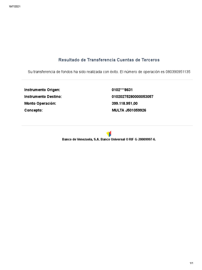 Pago Multa Banavih-Faov JRGD Ca | PDF