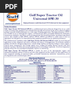 Tuff Torq Oil Specifications and Types | PDF | Motor Oil | Hydrocarbons