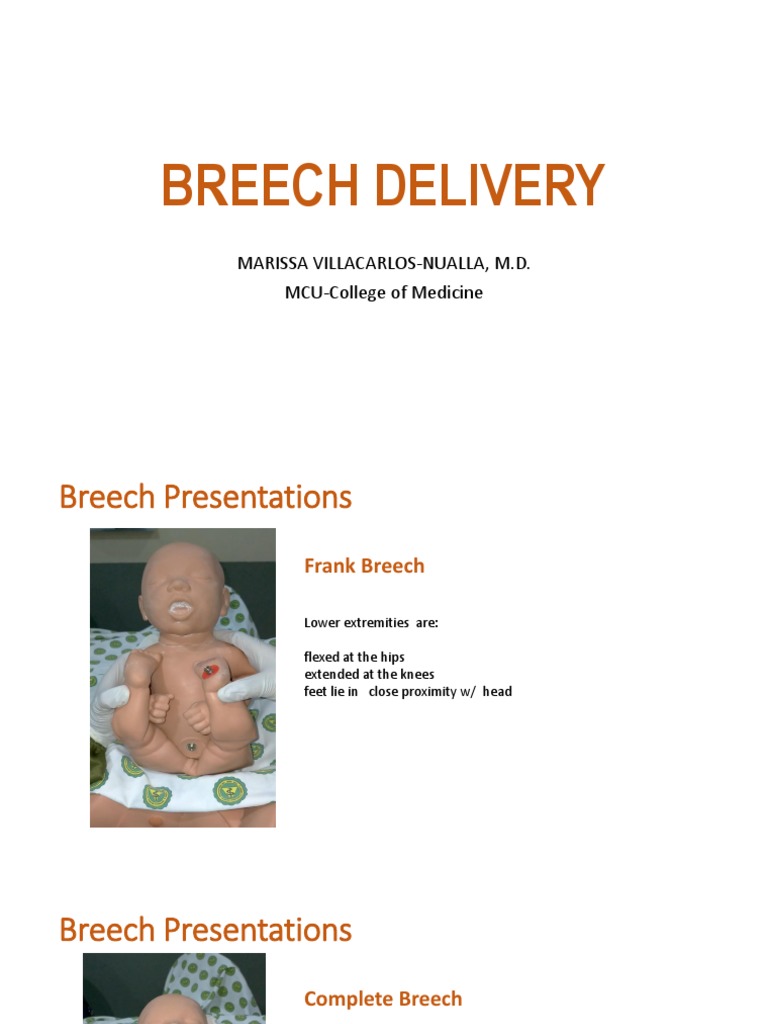 Breech Delivery Maneuvers Overview | PDF | Pelvis | Childbirth