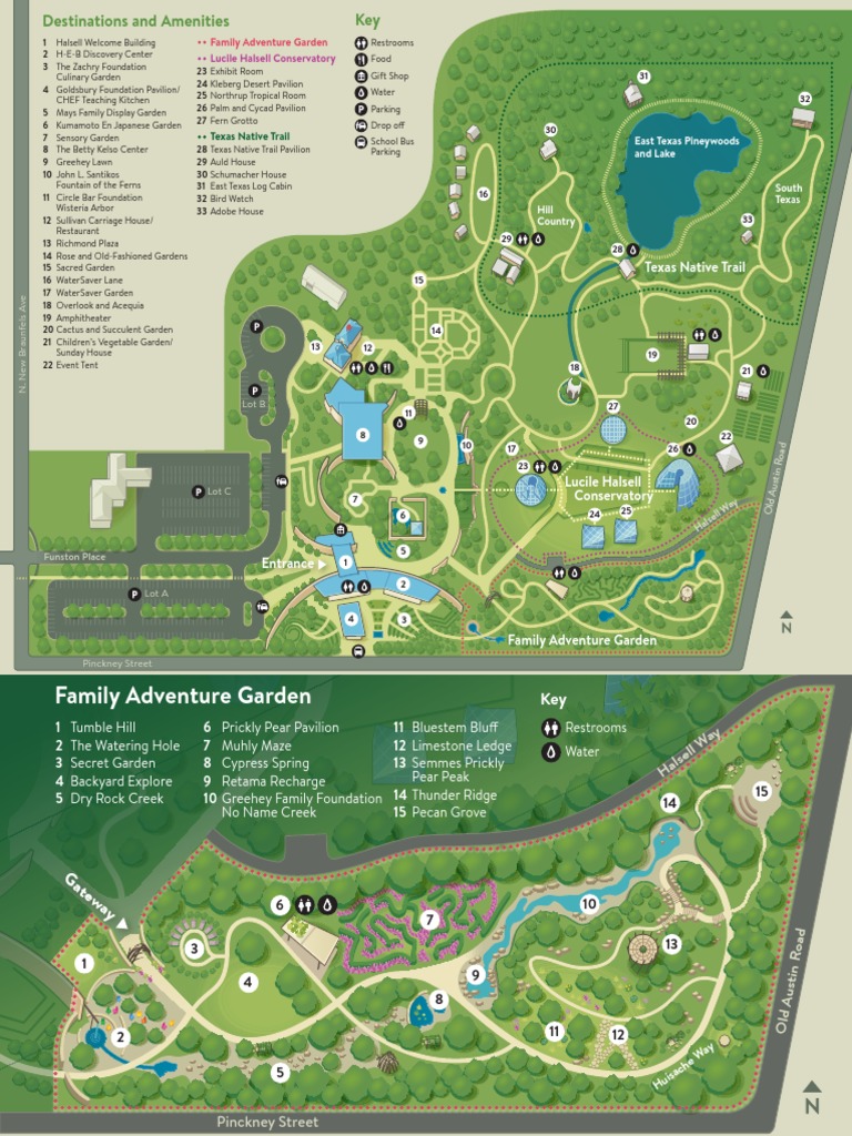 SA Botanical Garden Map | PDF | Parks | Landscape Architecture