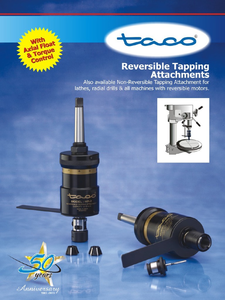 Reversible - Tapping - Attachments Taco Tapping | PDF