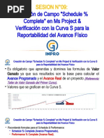 Campos CPTR (Valor Acumulado o VA) MS Project | PDF | Microsoft ...
