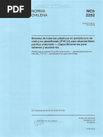 NCH 2592 - 2019 UD PVC | PDF | Alcantarillado | Tubería (transporte de fluidos)