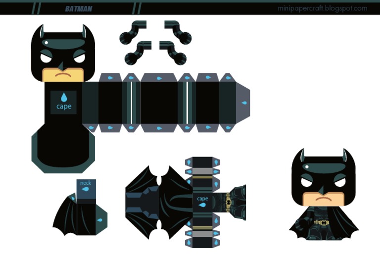 Batman Papercraft Guide | PDF