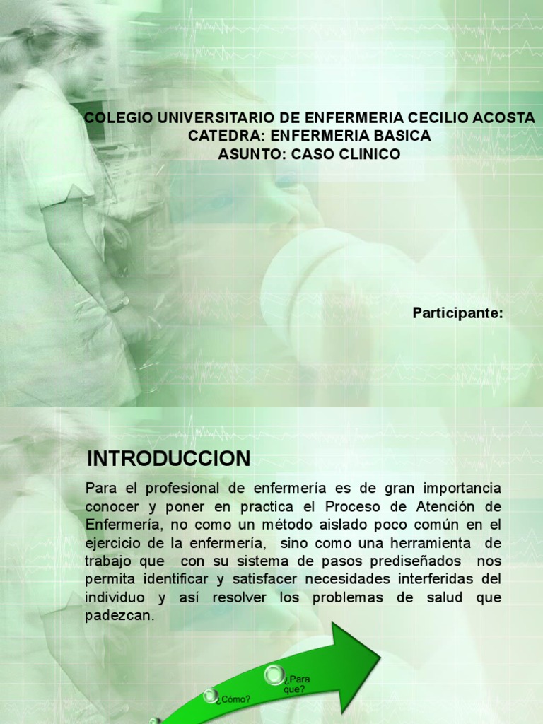 Colegio Universitario de Enfermeria Cecilio Acosta Catedra: Enfermeria ...