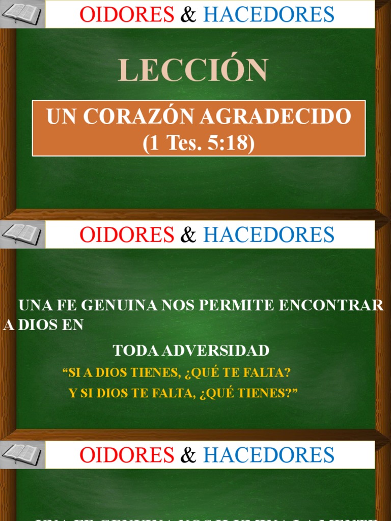 26 Marzo Un Corazón Agradecido | PDF | Codicia | Creencia religiosa y ...