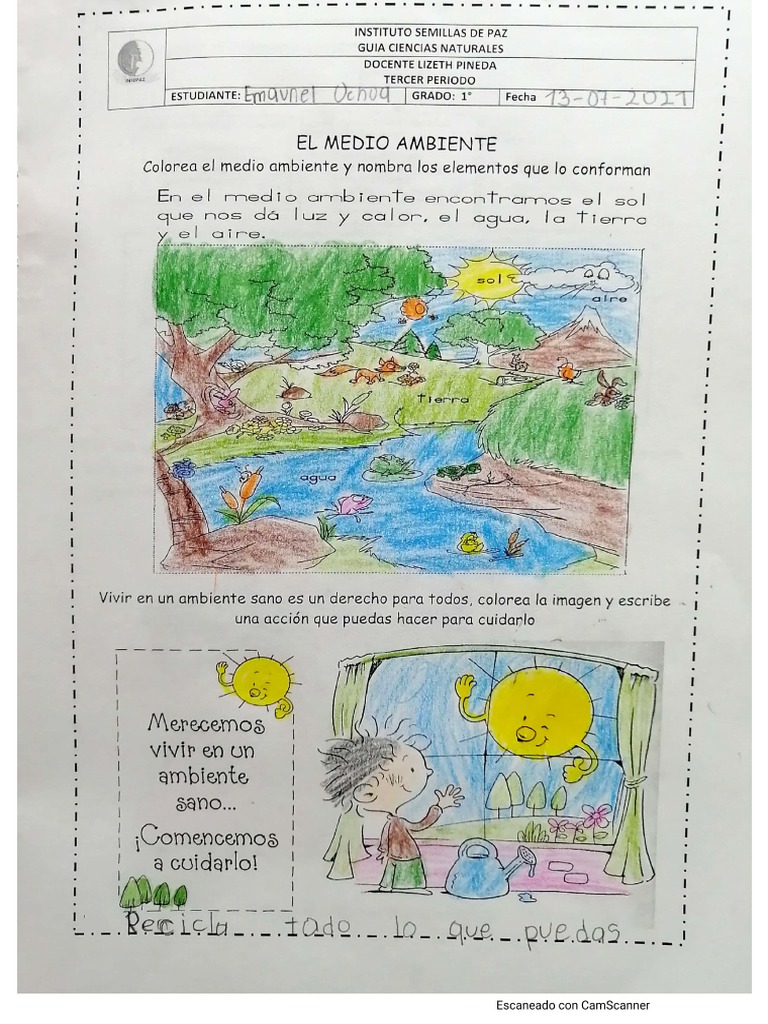 Naturales. Cuaderno. Emanuel | PDF