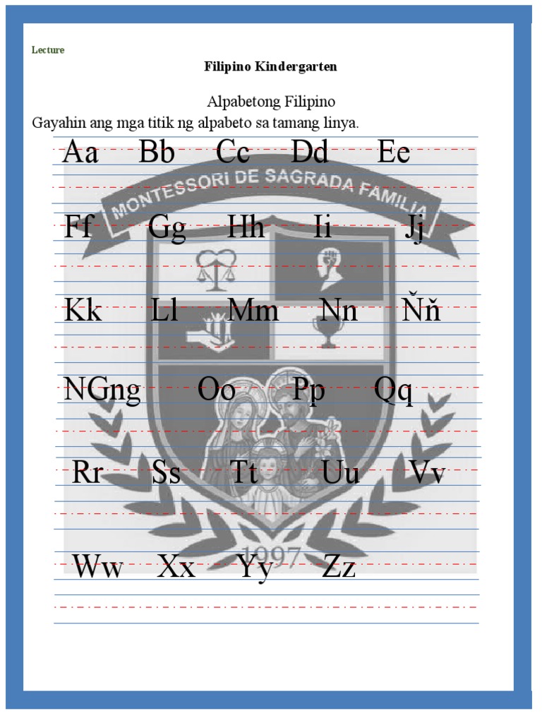 Week 3 Writing Activity Alpabetong Filipino | PDF