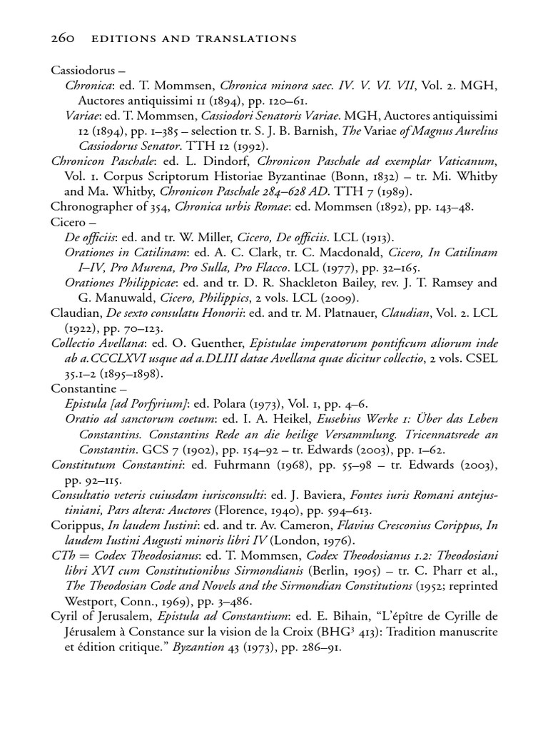 Ancient Text Editions and Translations | PDF | Latin Language Writers ...