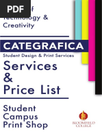 Photocopy Rate List | PDF | Art