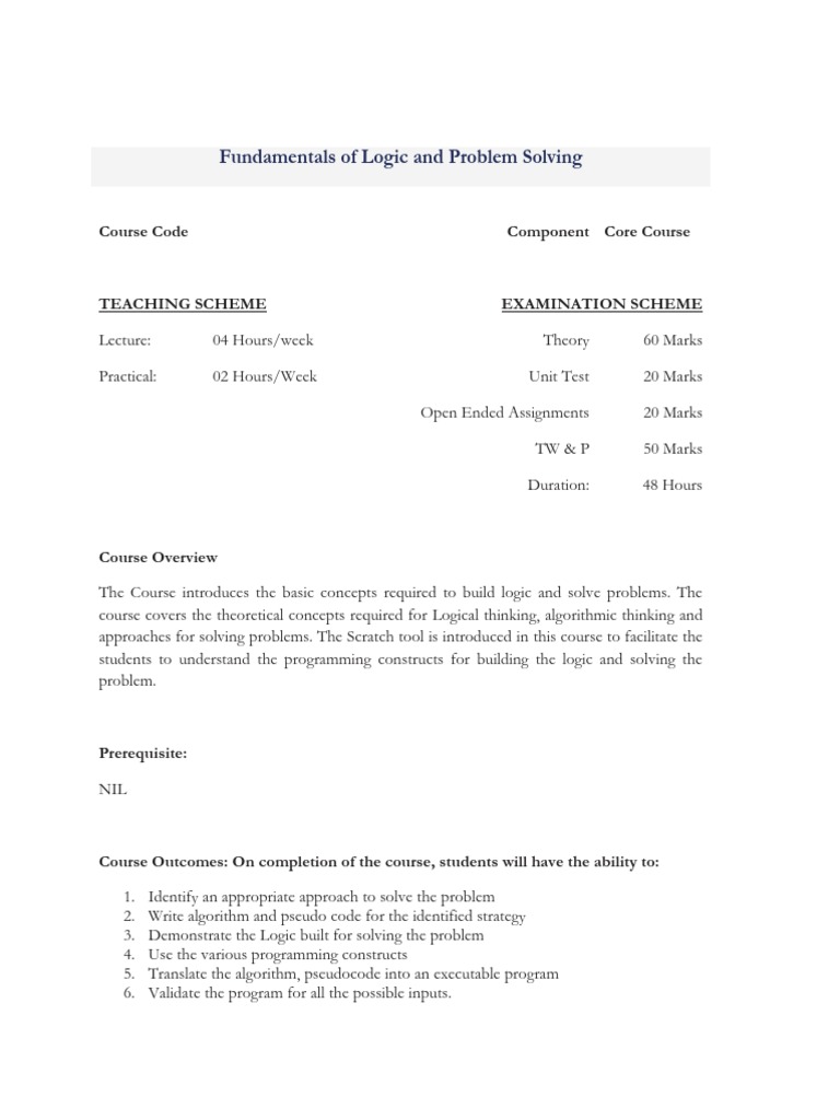 Basic Programming Skills Dcap401 Foundations of Computer Programming | PDF | Algorithms | Subroutine