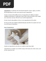 Rectal Suppository Administration Guide | PDF | Rectum | Health Care