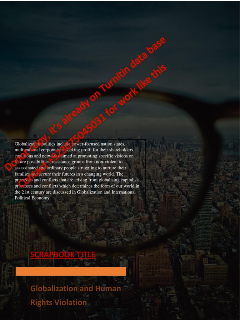 Globalization and Violation of Human Rights | Download Free PDF ...