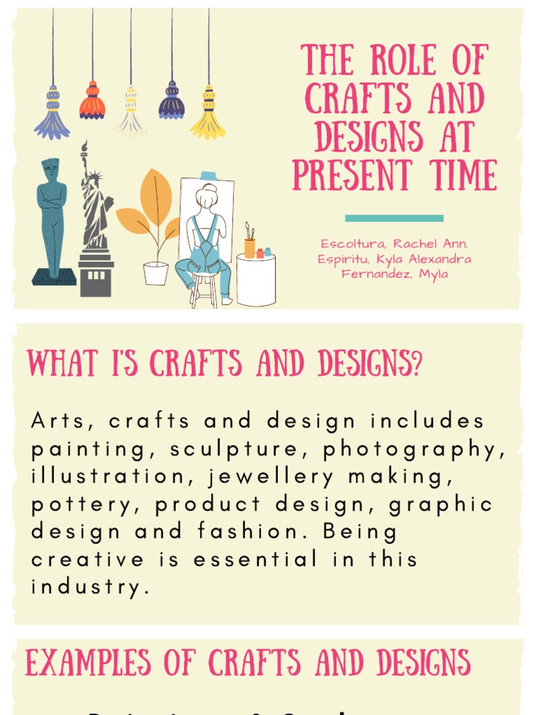 Role of Crafts and Designs in Present Time | PDF | Design | The Arts