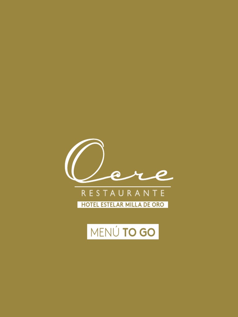 Ocre Restaurante | PDF | Preparación de comida y bebida | Cocina europea