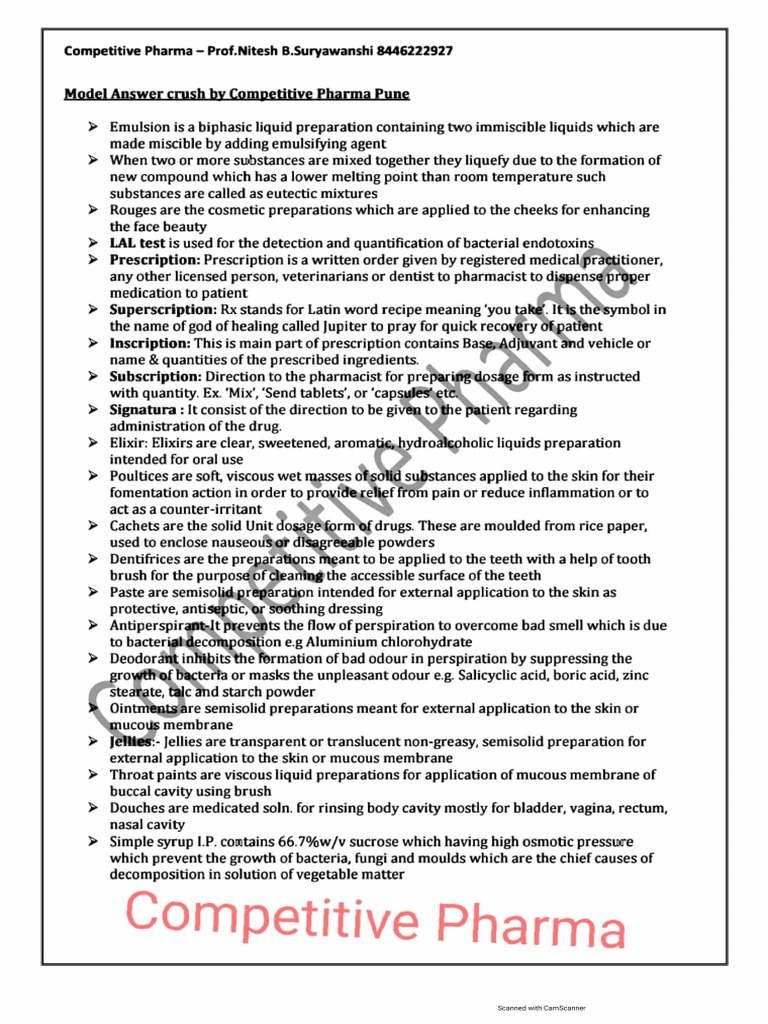 Pharmacy at Glance | PDF