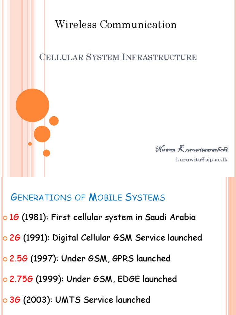 Cellular System Infarstructure FHSS | PDF | Radio Technology | Software ...