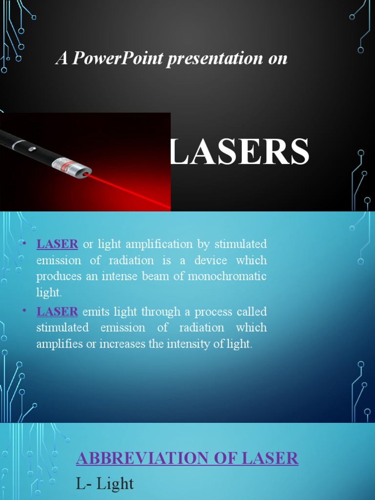 Laser PPT or PDF | PDF