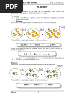 Álgebra para Primer Grado de Primaria | PDF | Álgebra | Conceptos ...