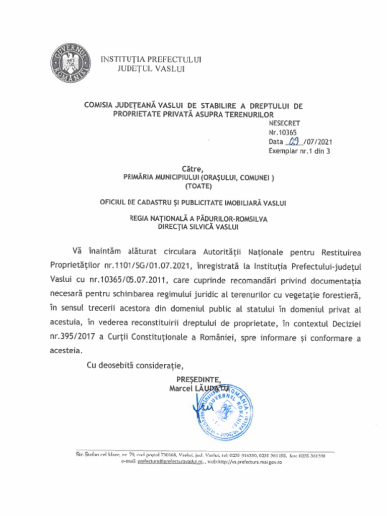 Circulara ANRP | PDF