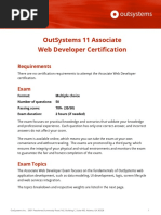 OutSystems Certification Guide | PDF | Podcast | World Wide Web