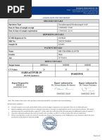 RT PCR Test Report | PDF | Epidemiology | Health Care