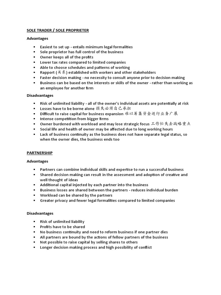 Business Legal Structure | PDF | Sole Proprietorship | Stocks