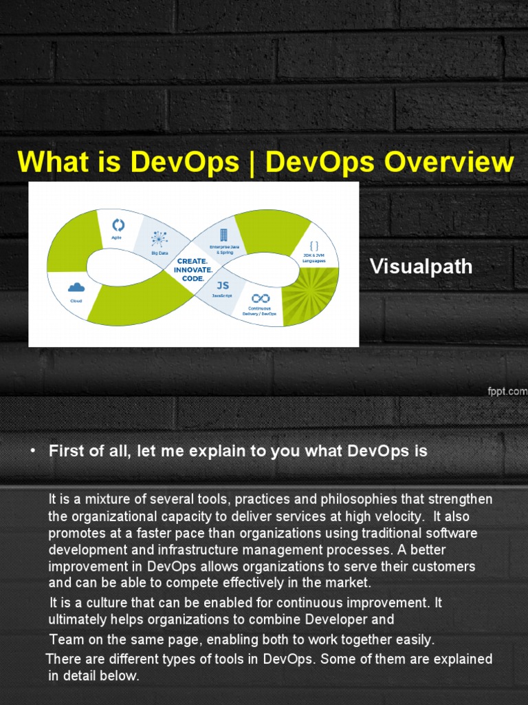 What Is Devops - Devops Overview: Visualpath | PDF | Information Age | Product Development