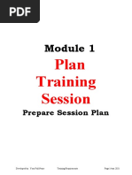 Session Plan | PDF | Bookkeeping | Lecture