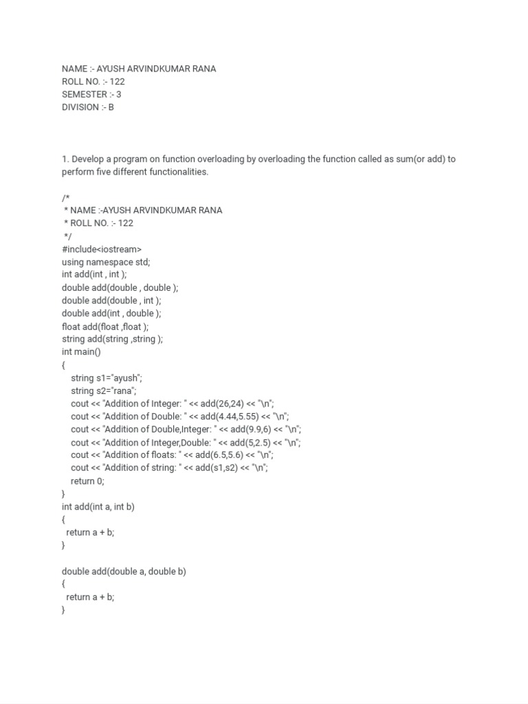 122 - Ayush Rana - Assignment - 1 | PDF