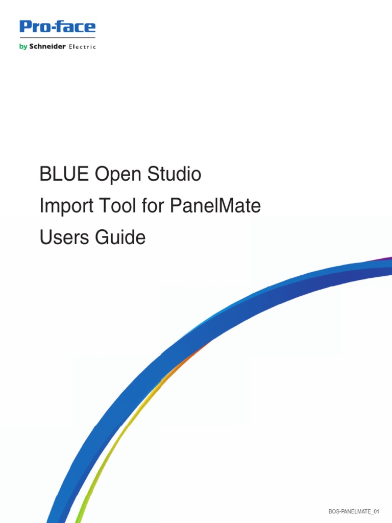 Blue Open Studio Import Tool For Panelmate Users Guide | PDF ...
