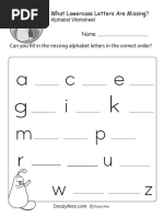 (Abcd, 1234) Worksheet | PDF