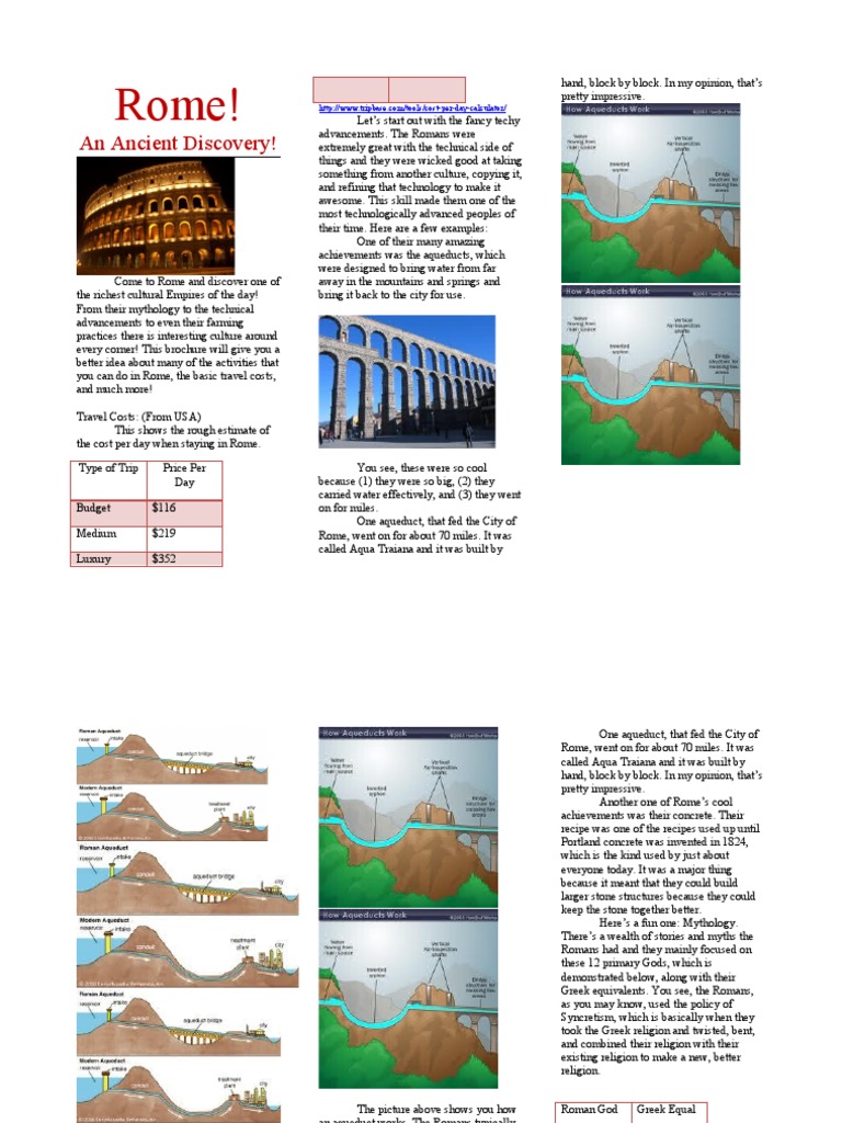Rome!: An Ancient Discovery! | PDF | Roman Mythology | Polytheism
