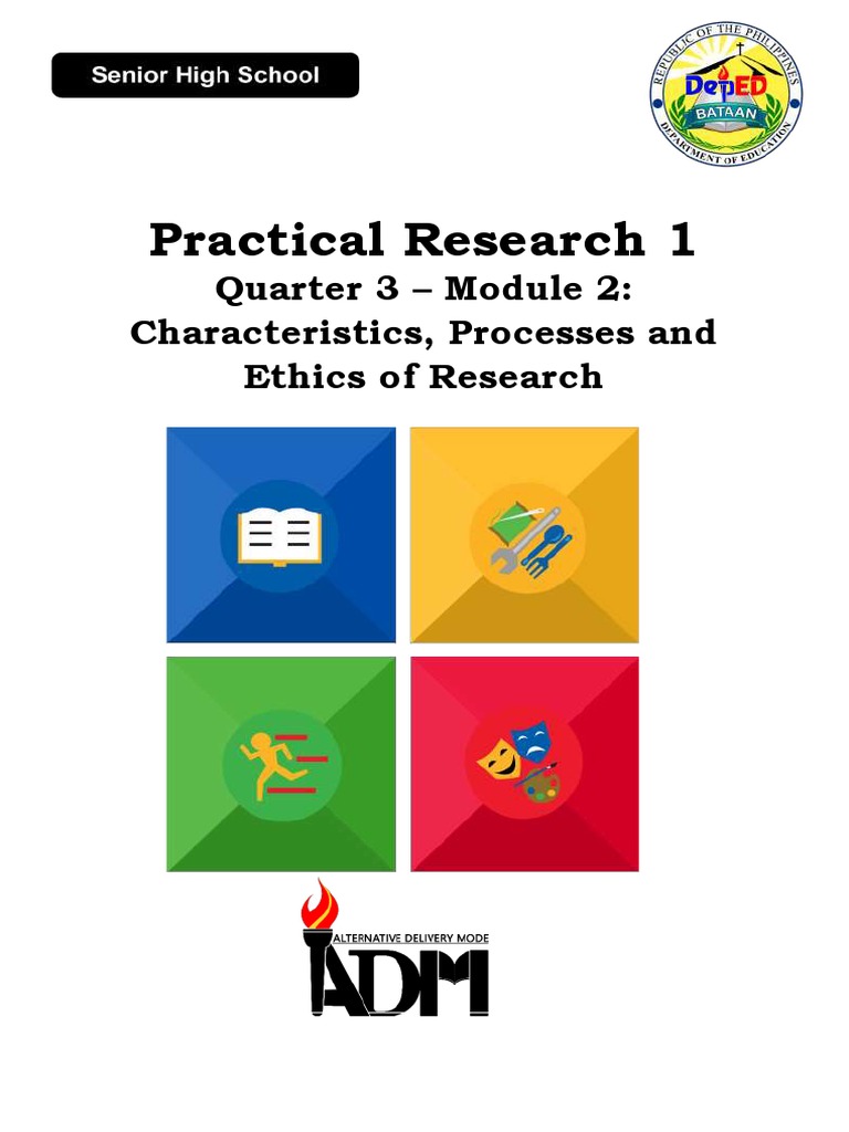 Practical Research 1: Quarter 3 - Module 2: Characteristics, Processes ...