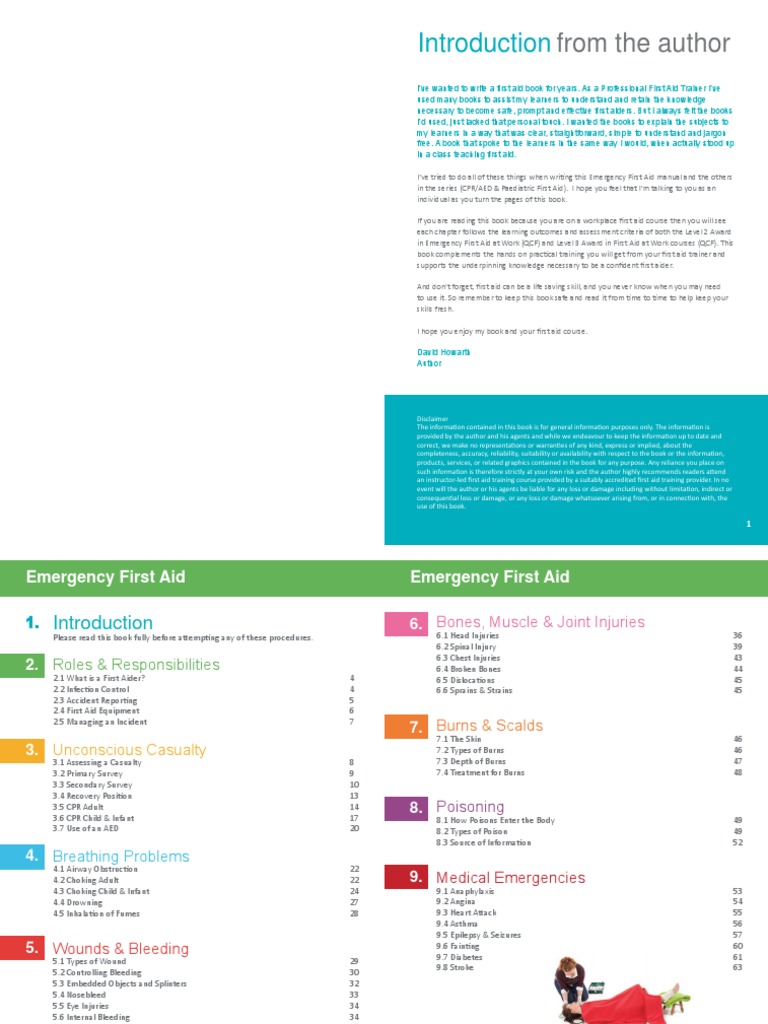 First Aid Manual by David Howarth - Manchester | PDF | Cardiopulmonary ...