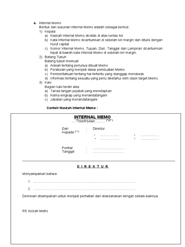 Internal Memo | PDF