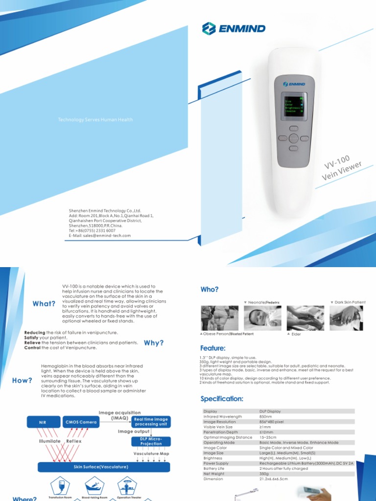 VV-100 Vein Viewer V2.0 | PDF
