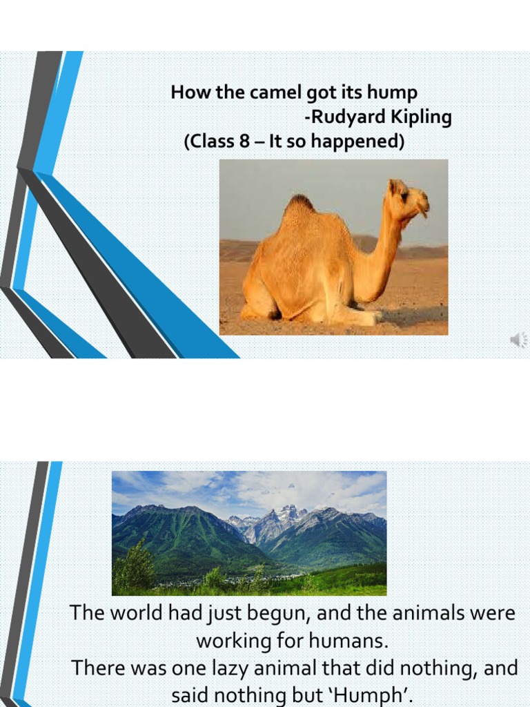 Class - VIII - How The Camel Got His Hump | PDF | Camel