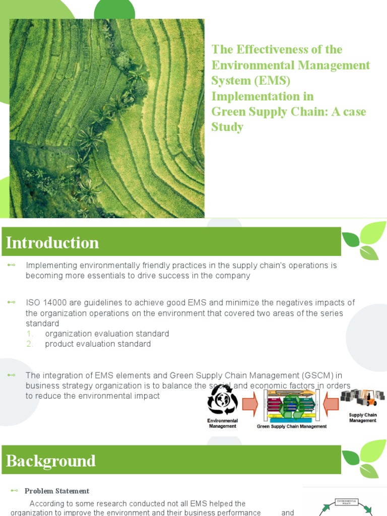 Effective EMS | PDF | Sustainability | Supply Chain