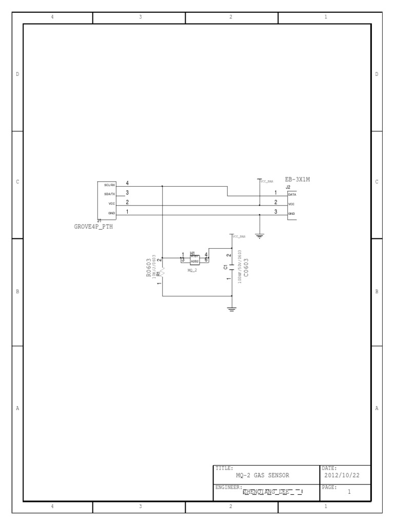 MQ 2 Gas Sensor Brick Schematic Diagram | PDF | Computing And ...