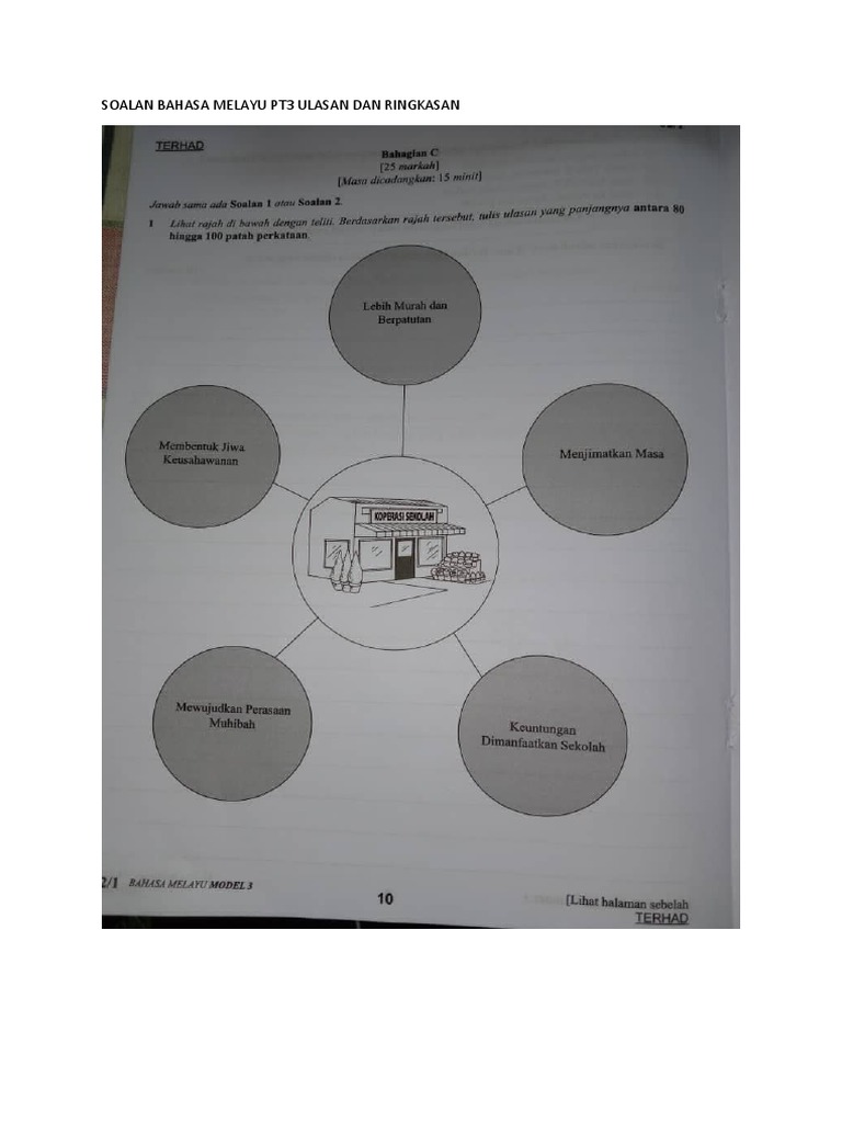Soalan Bahasa Melayu Pt3 Ulasan Dan Ringkasan | PDF