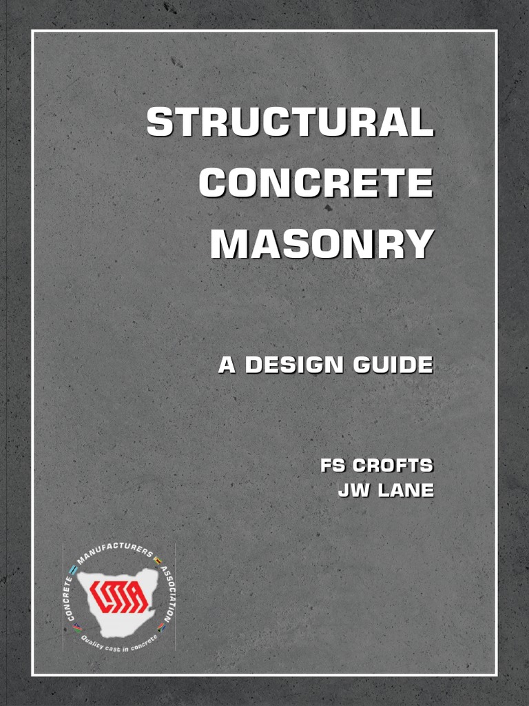 Structural Concrete Masony Design PDF | PDF | Masonry | Mortar (Masonry)