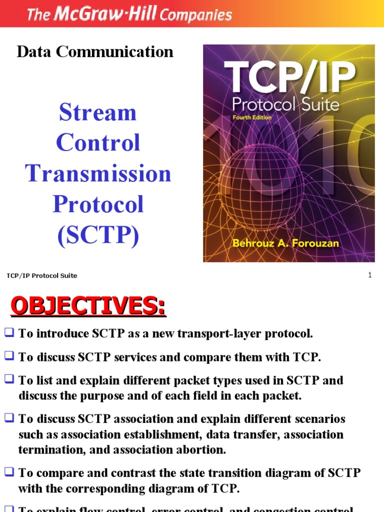 Stream Control Transmission Protocol (SCTP) : Data Communication | PDF | Transmission Control ...