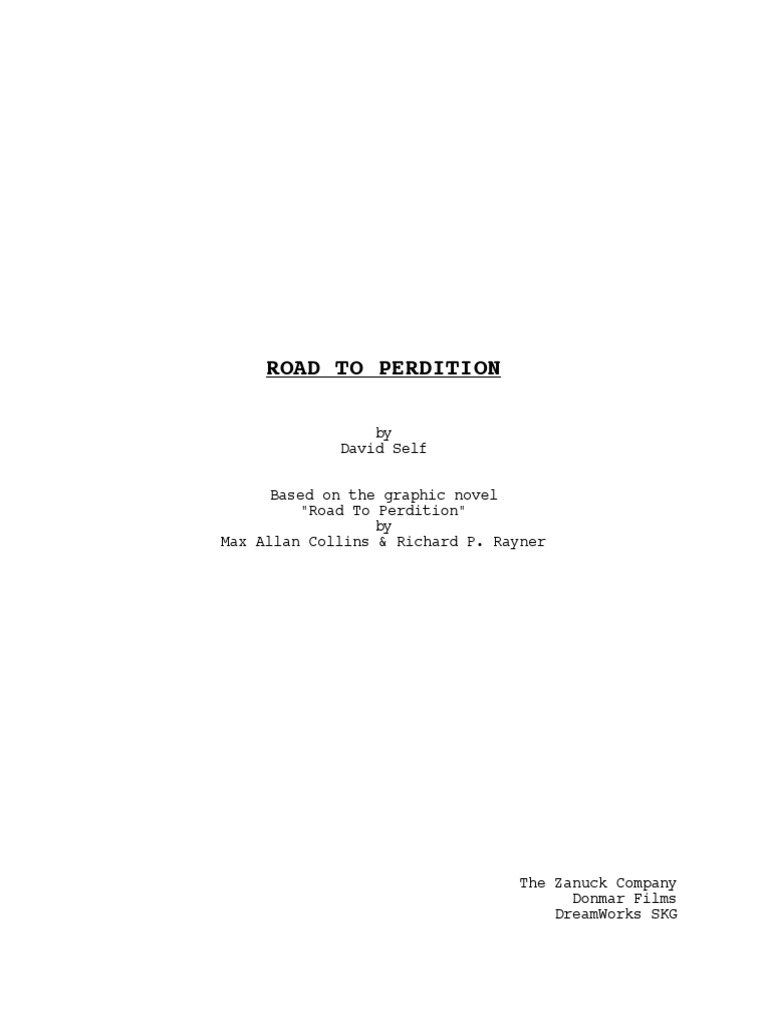 Road To Perdition 2002 | PDF