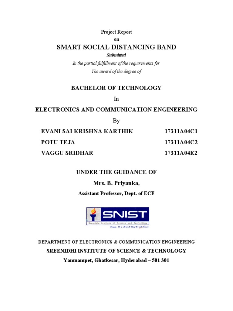 Batch 1 - ECE C - Project 1 - Final Report With Plag Check Certificate ...