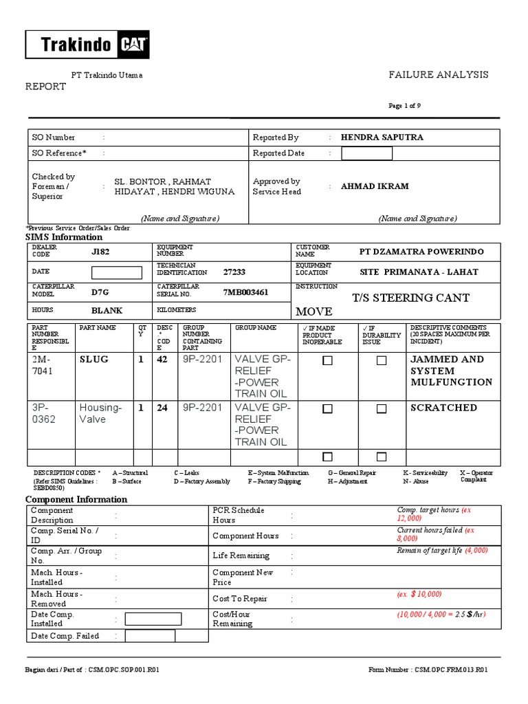 Failure Analysis Report | PDF | Pump | Transmission (Mechanics)