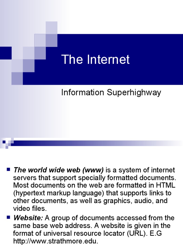 The Internet and The WWW | PDF | World Wide Web | Internet & Web