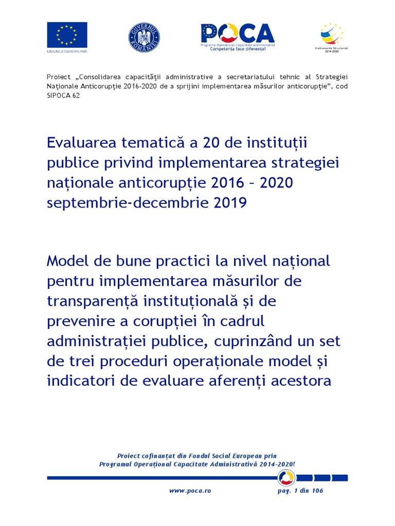Model Bune Practici Sna | PDF